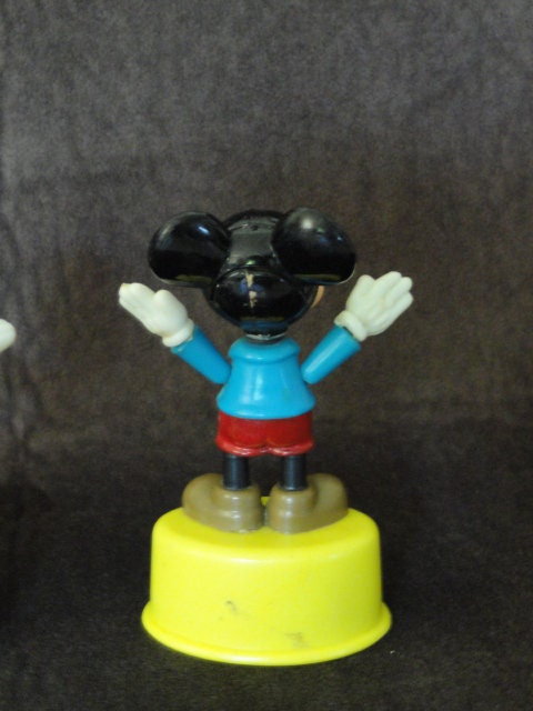 Disney Mickey Mouse & Donald Duck Push up Puppets Set, Vintage ...