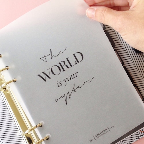 Paper Personalized Luxury Planner Agenda Dashboard Calendars & Planners ...