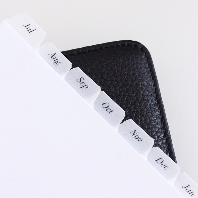 Monthly Planner Tabs - Etsy