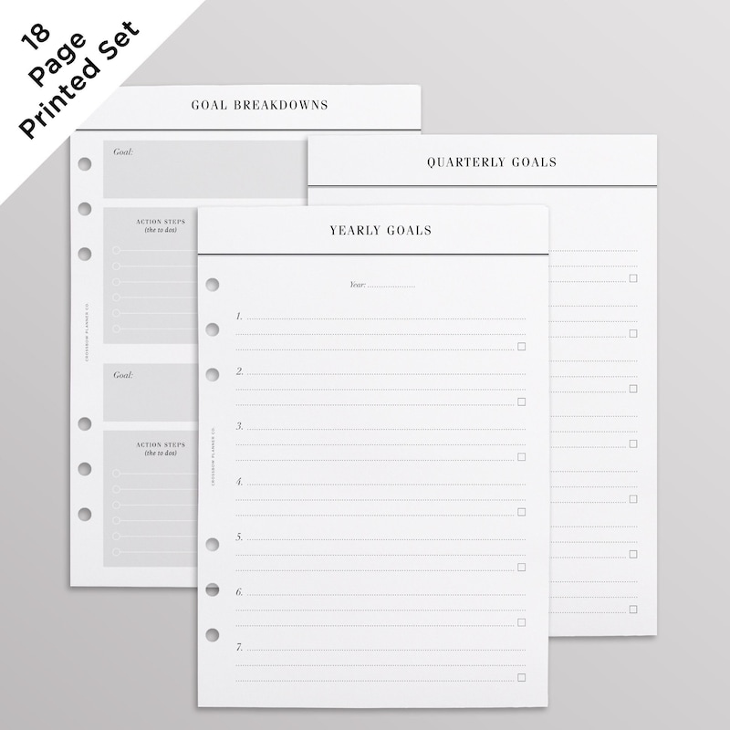 Goal Planner - Etsy