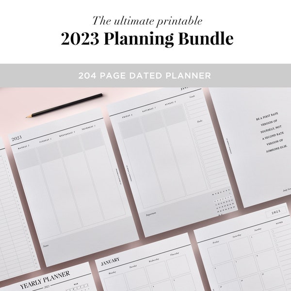 Printable Planner Pages - Etsy