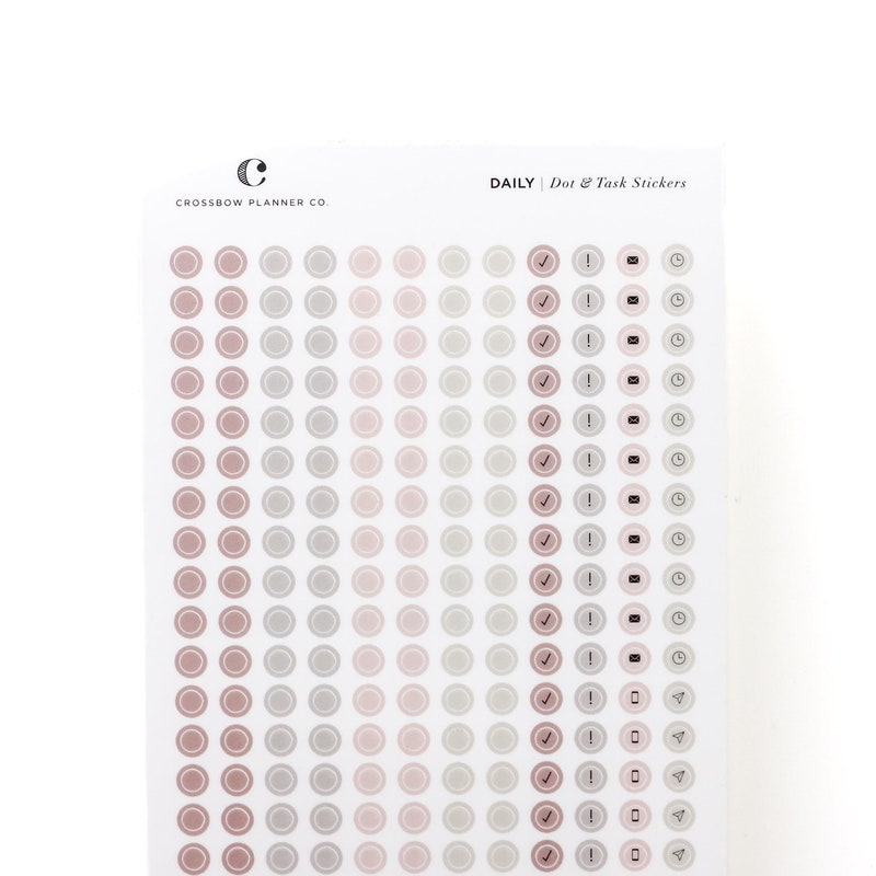 Clear Planner Mini Icon Stickers - Etsy UK