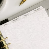 Big Happy Planner Disc Bound Divider Template,binder Dividers Cut File ...