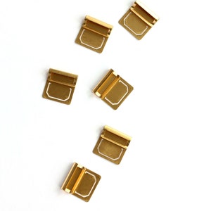 Gold Tabs Set of 6 Minimal Planner Accessories, Create Custom Divider ...
