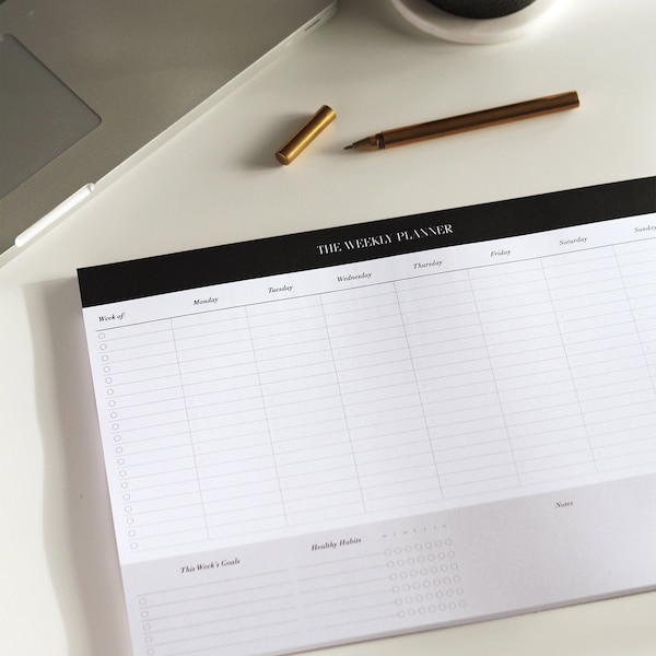 Weekly Planner Pad - Etsy