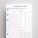 PRINTED Recurring Tasks A5 Size Inserts, Monthly Task Checklist, Weekly ...