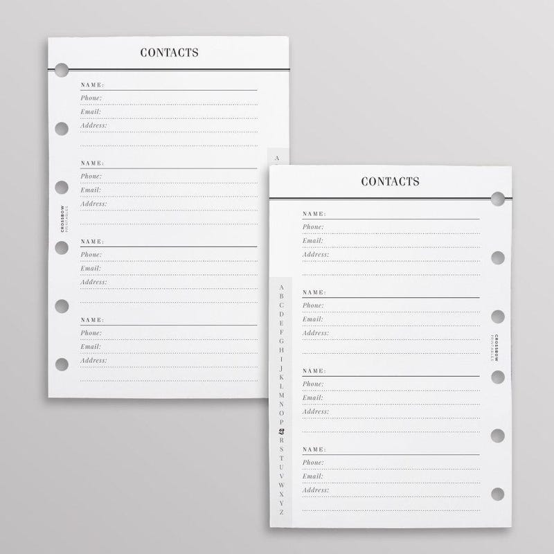 Refillable Chic Planners - Etsy