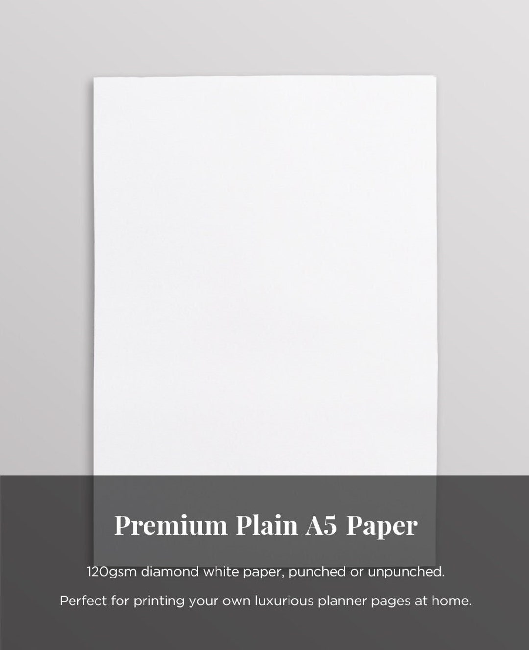 Plain A5 Paper 120gsm, Premium Printer Paper A5, High Quality A5 ...