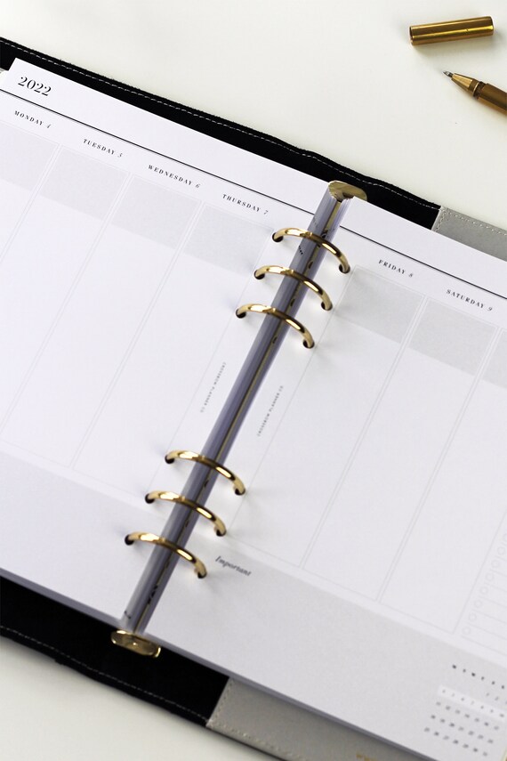 Paper & Party Supplies Calendars & Planners Printed Weekly Planner ...