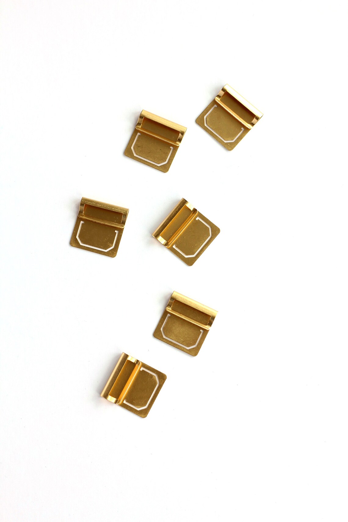 Gold Tabs Set of 6 Minimal Planner Accessories Create - Etsy