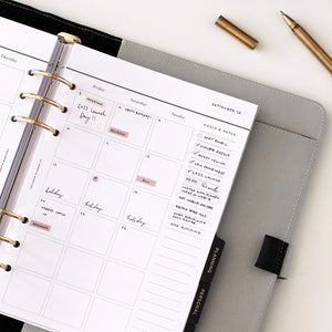 Everyday Typographic Planner Stickers | Clear Minimal Sticker Set ...