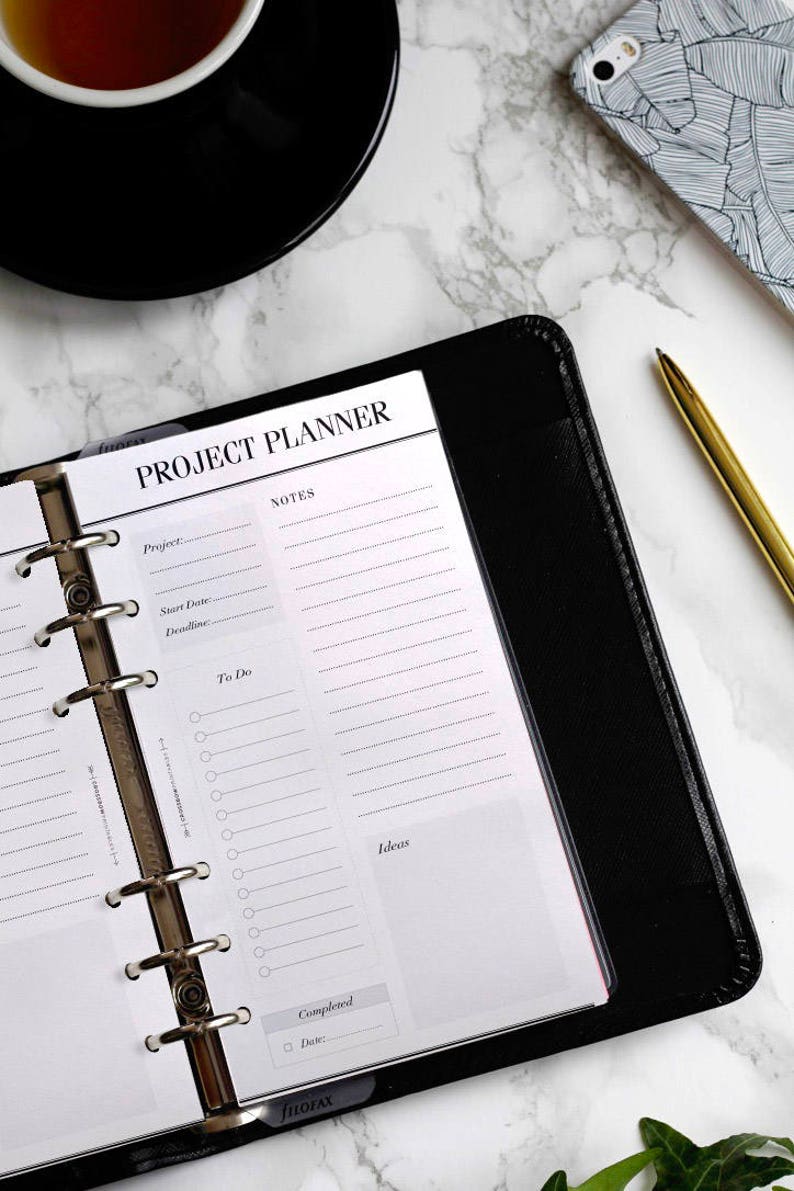 PRINTED Personal Size Planner Inserts Project Planner Pages Etsy printed-personal-size-planner-inserts-project-planner-pages-etsy