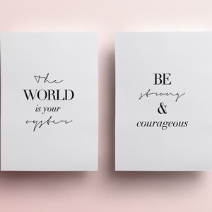 Planner Quotes or Printable Dashboards Planner Accessories, 14 Minimal ...