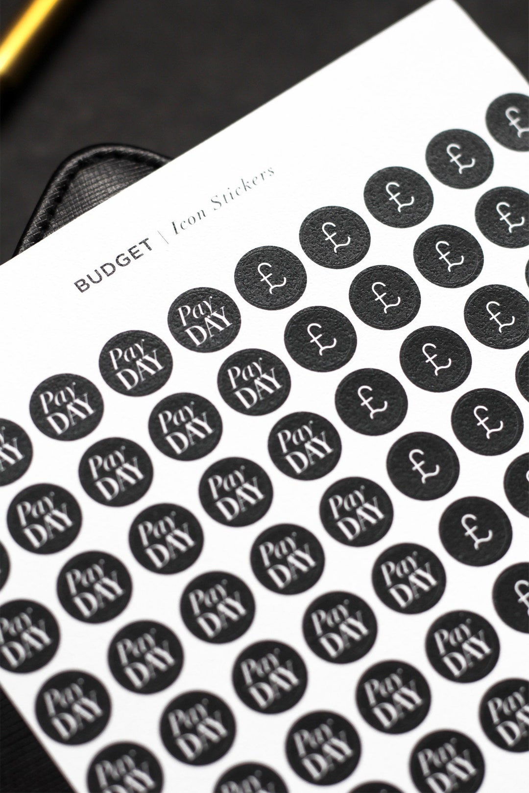 Budget Planner Sticker - Finance Stickers - Payday Stickers - Dollar ...