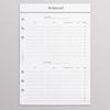 PRINTABLE A5 Recurring Tasks A5 Printable Inserts, Weekly Checklist ...