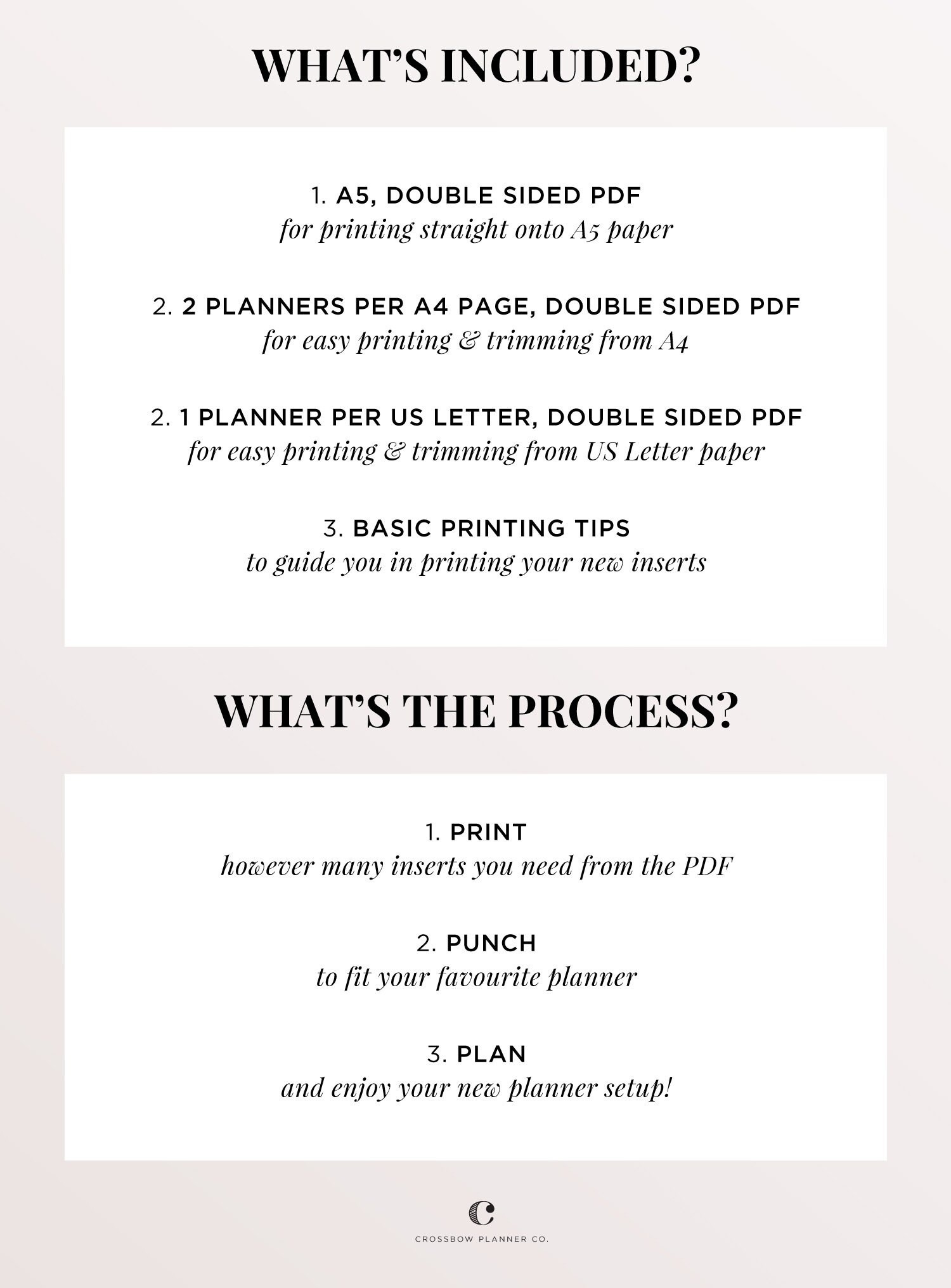 PRINTABLE A5 Recurring Tasks A5 Printable Inserts Weekly - Etsy