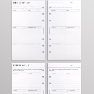 PRINTED 12 Month Goal Planner Bundle Future Goals, Monthly Goal ...