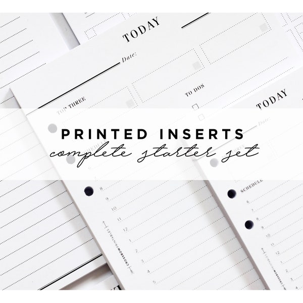 Planner Inserts - Etsy