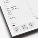 Daily Desk Pad, Minimal to Do Notepad, Daily Planner Notepad, A5 Desk ...