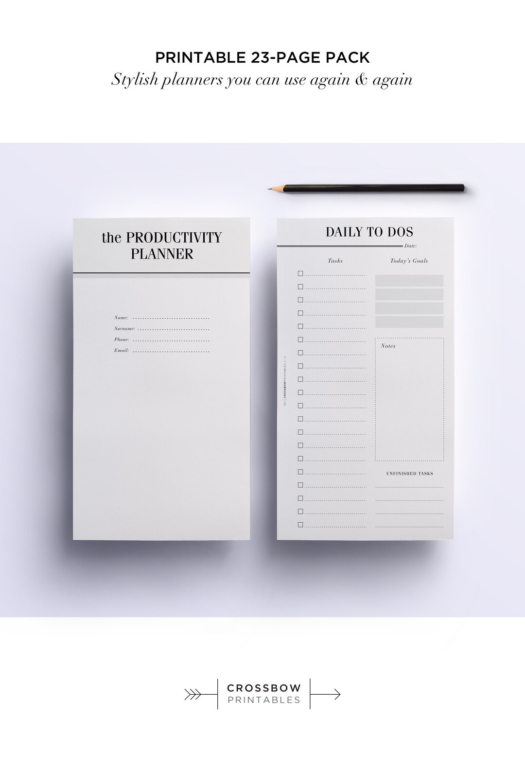 Personal Planner Inserts: Ultimate Productivity Printable to - Etsy
