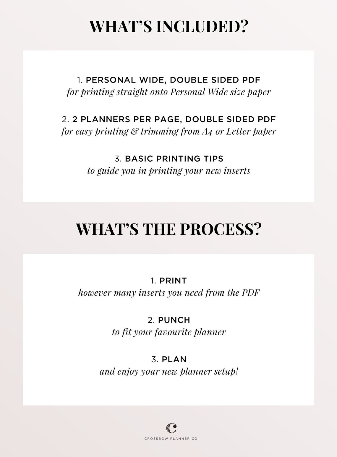 PRINTABLE Personal Wide Week on One Page Printable Weekly | Etsy