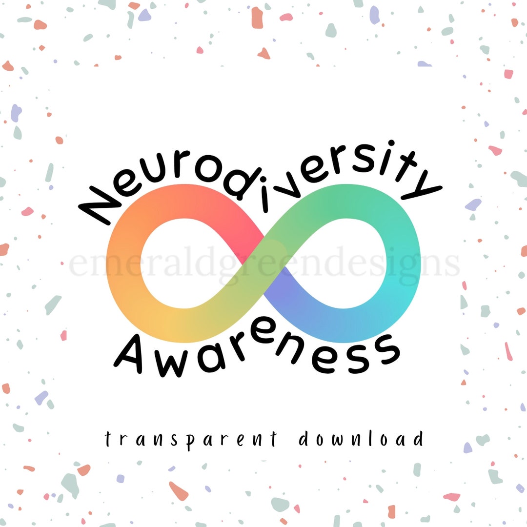 Neurodiversity Awareness Transparent Digital Sticker - Etsy