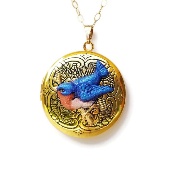 Bluebird Necklace - Etsy