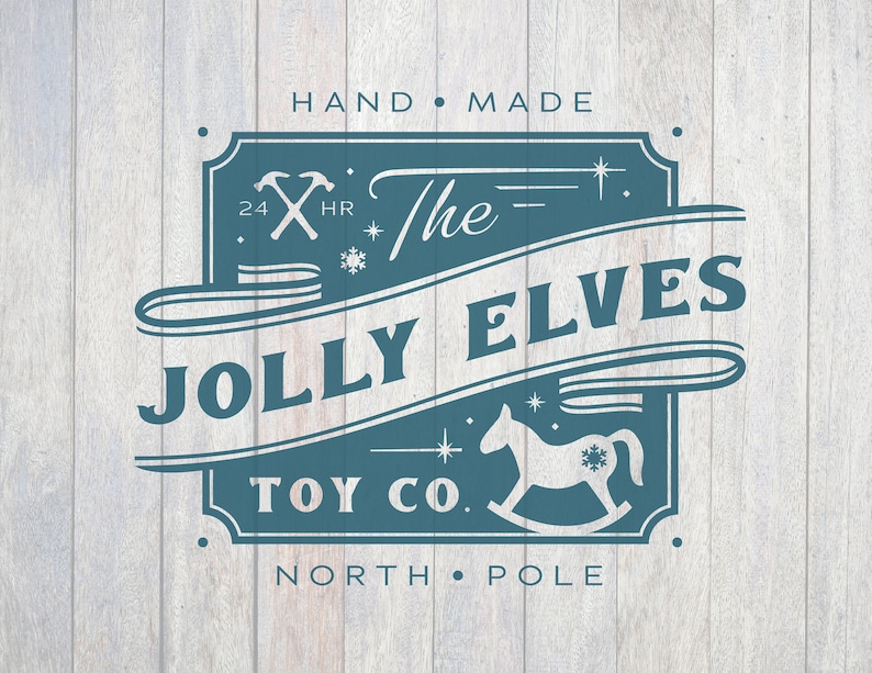 Jolly Elves Toy Company, Christmas SVG, PNG, Cricut, Silhouette ...