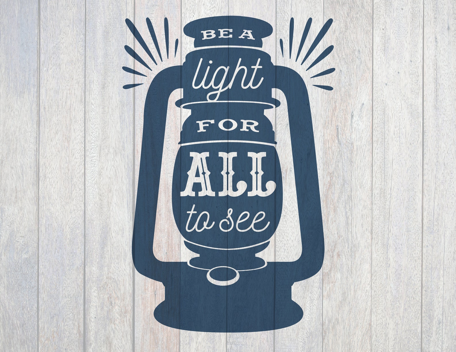 Be A Light for All to See Inspirational Quote Shine Bright | Etsy