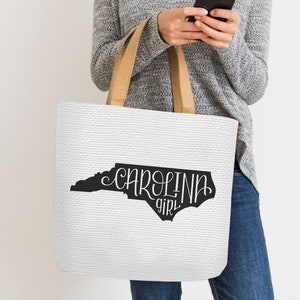 Carolina Girl, State Map, North Carolina, NC, Hand Lettered, Cricut ...