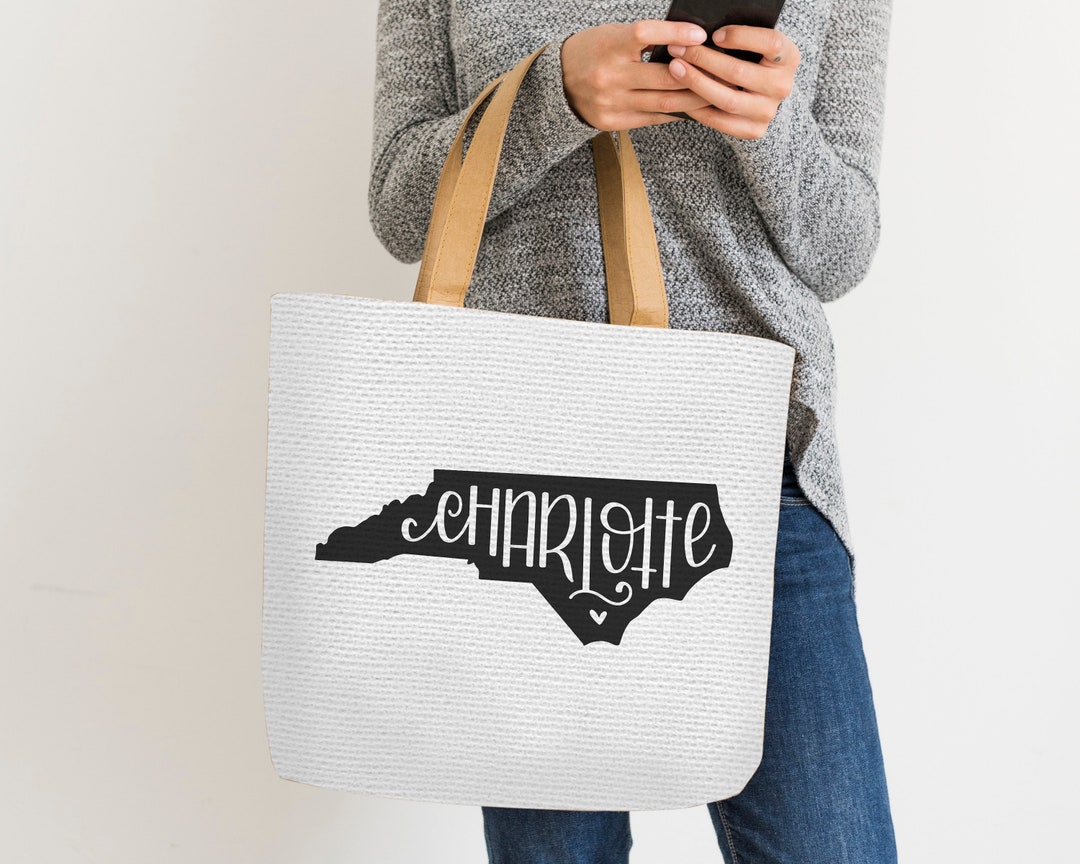 CLT, State Map, North Carolina, NC, Charlotte, Hand Lettered, Cricut ...