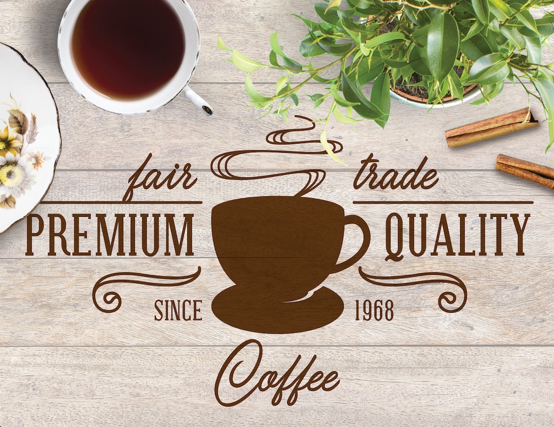Coffee Shop Logo, Rustic Premium Quality Coffee Sign, SVG, PNG, Cricut ...