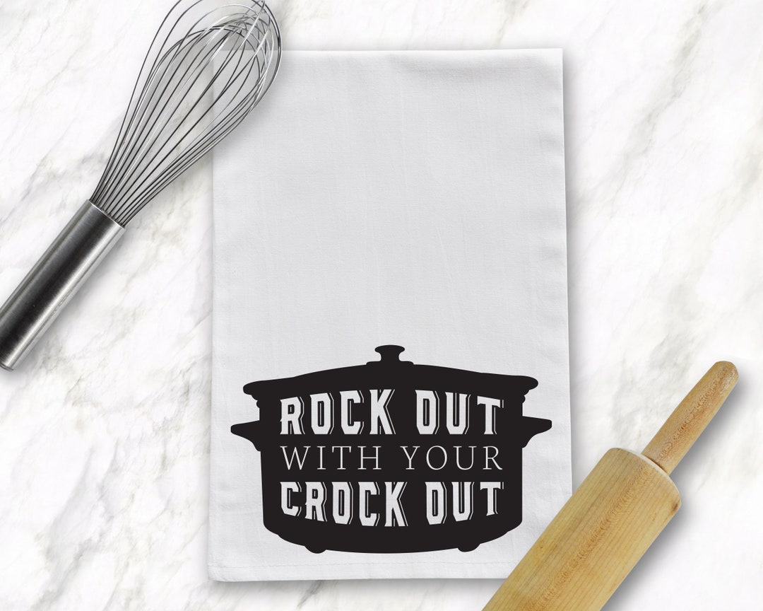 Rock Out With Your Crock Out SVG, Kitchen Sign File (digital Download ...