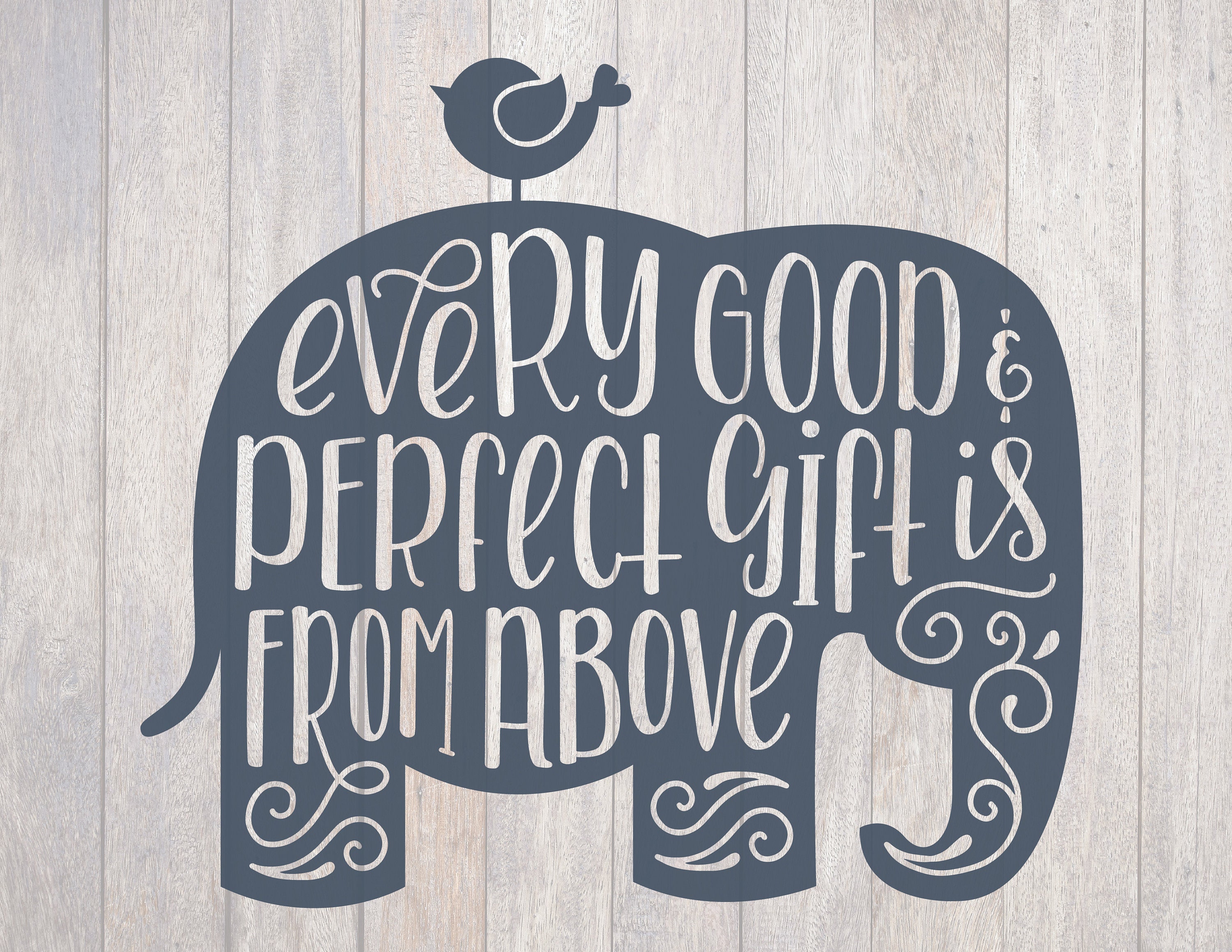 Every Good and Perfect Gift is From Above James 1:17 - Etsy