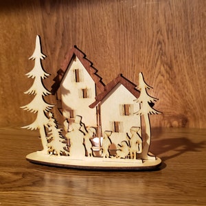 Winter Wonderland Dxf/svg,laser Cutting File; Winter Scene - Digital ...