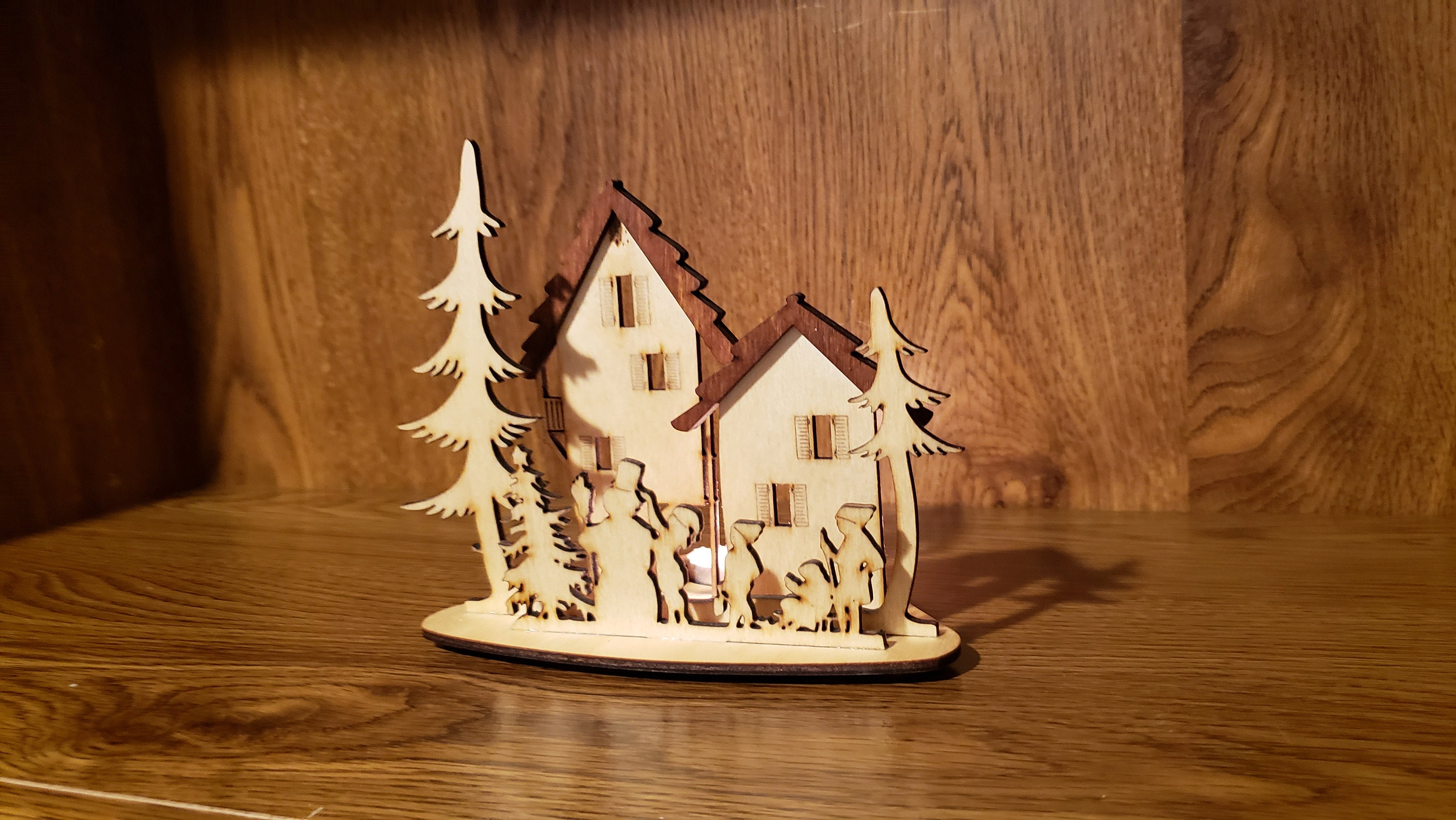 Winter Wonderland Dxf/svg,laser Cutting File Winter Scene Digital File ...