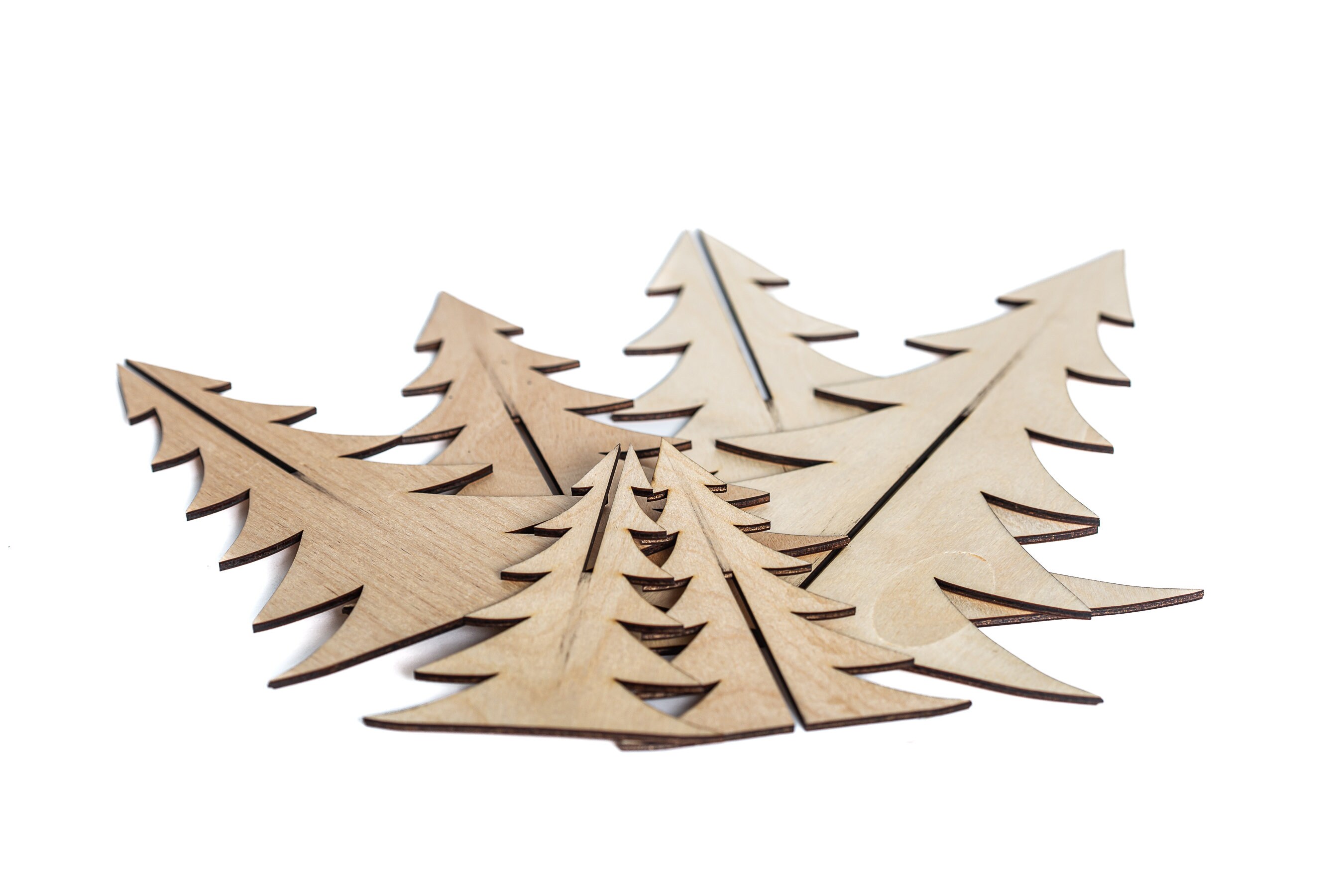 Pine Trees, Slotted Pine Trees, Christmas Decor, Christmas Tree ...
