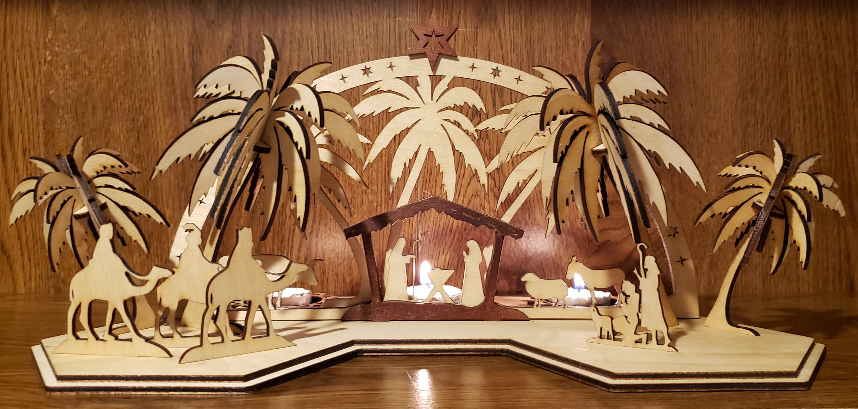 Christmas Nativity Scene DXF/SVG Digital File, Christmas Display, Laser ...