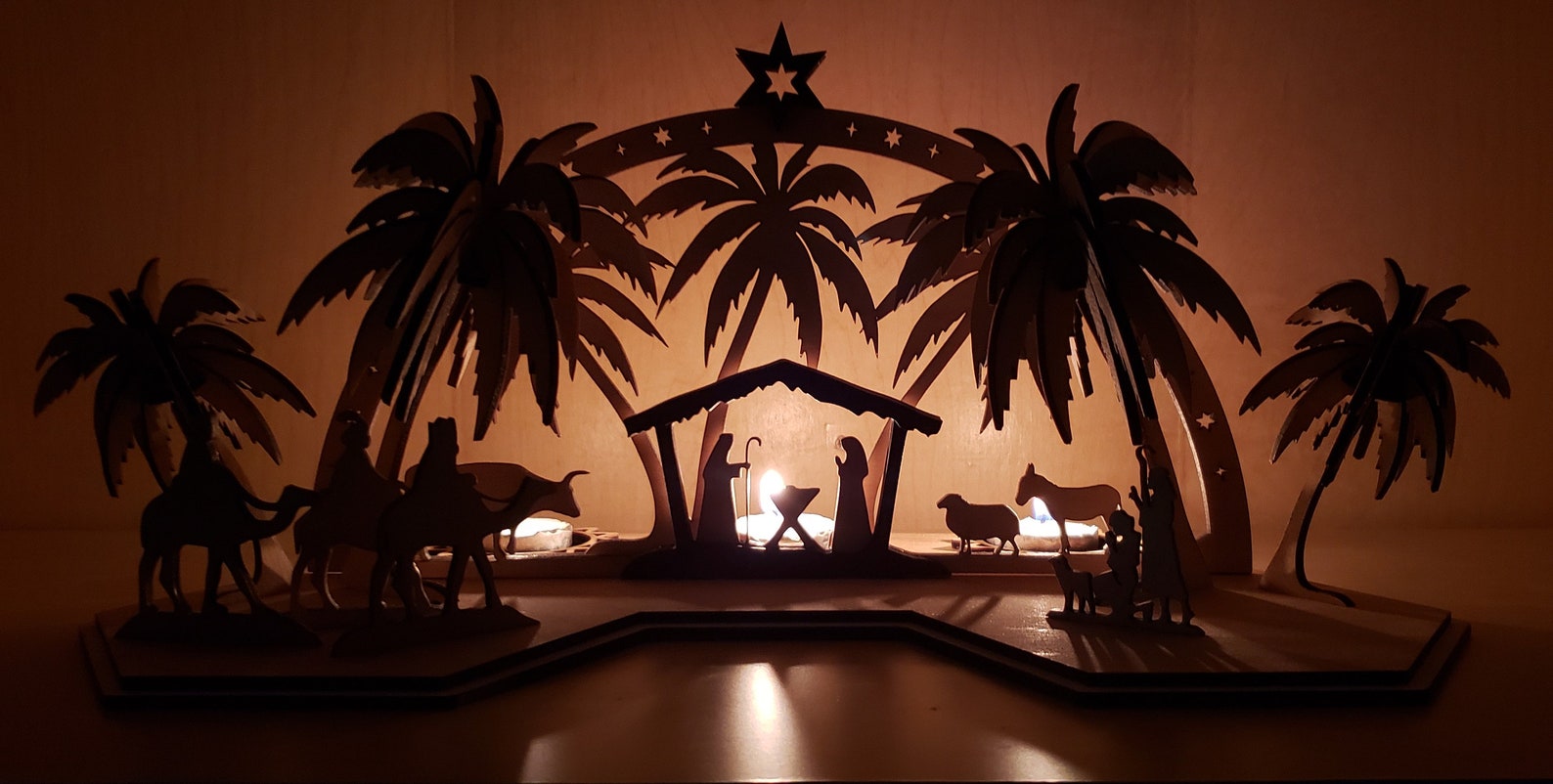 Christmas Nativity Scene - DXF/SVG Digital File, Christmas Display ...