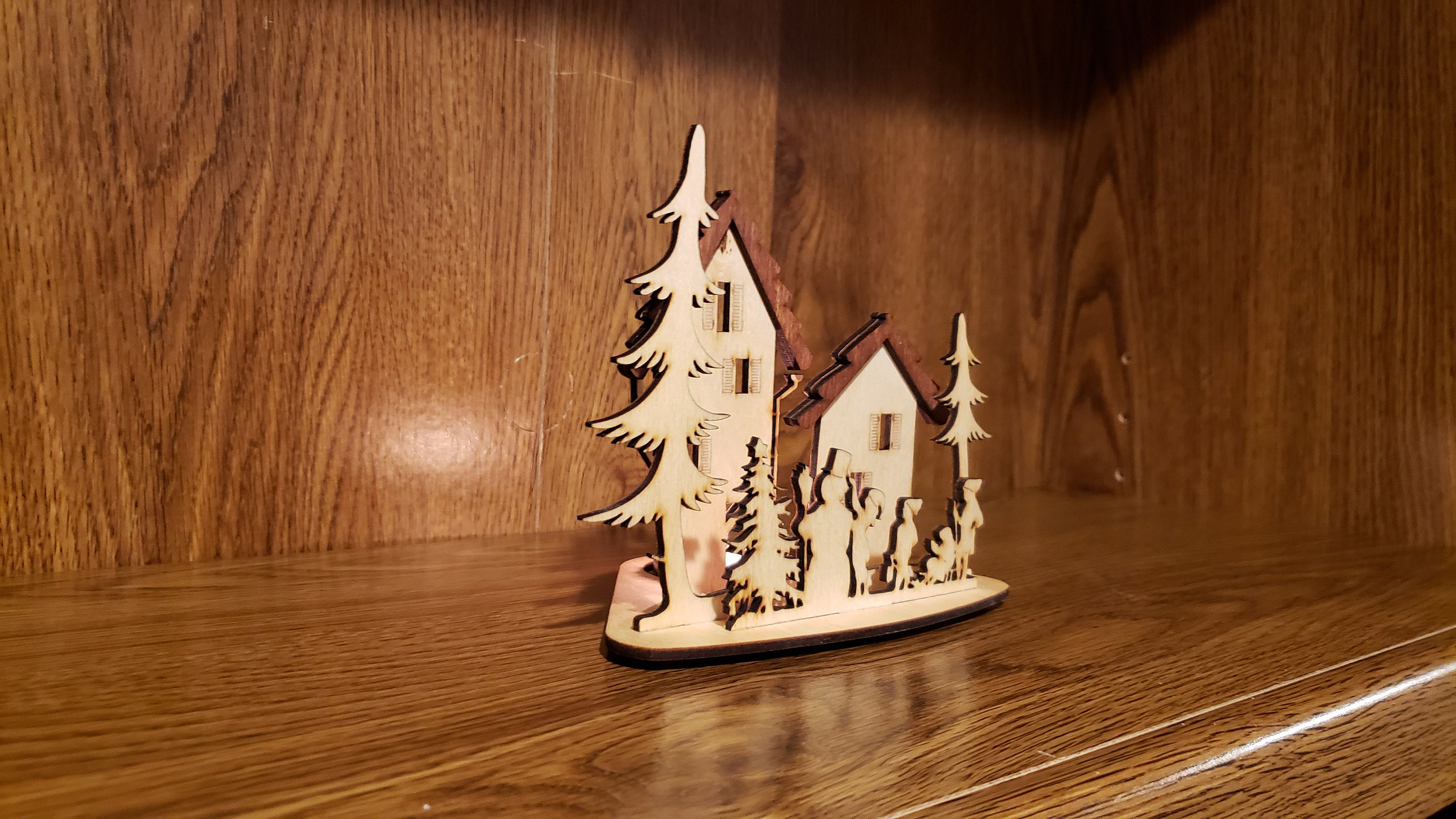 Winter Wonderland Dxf/svg,laser Cutting File; Winter Scene - Digital ...