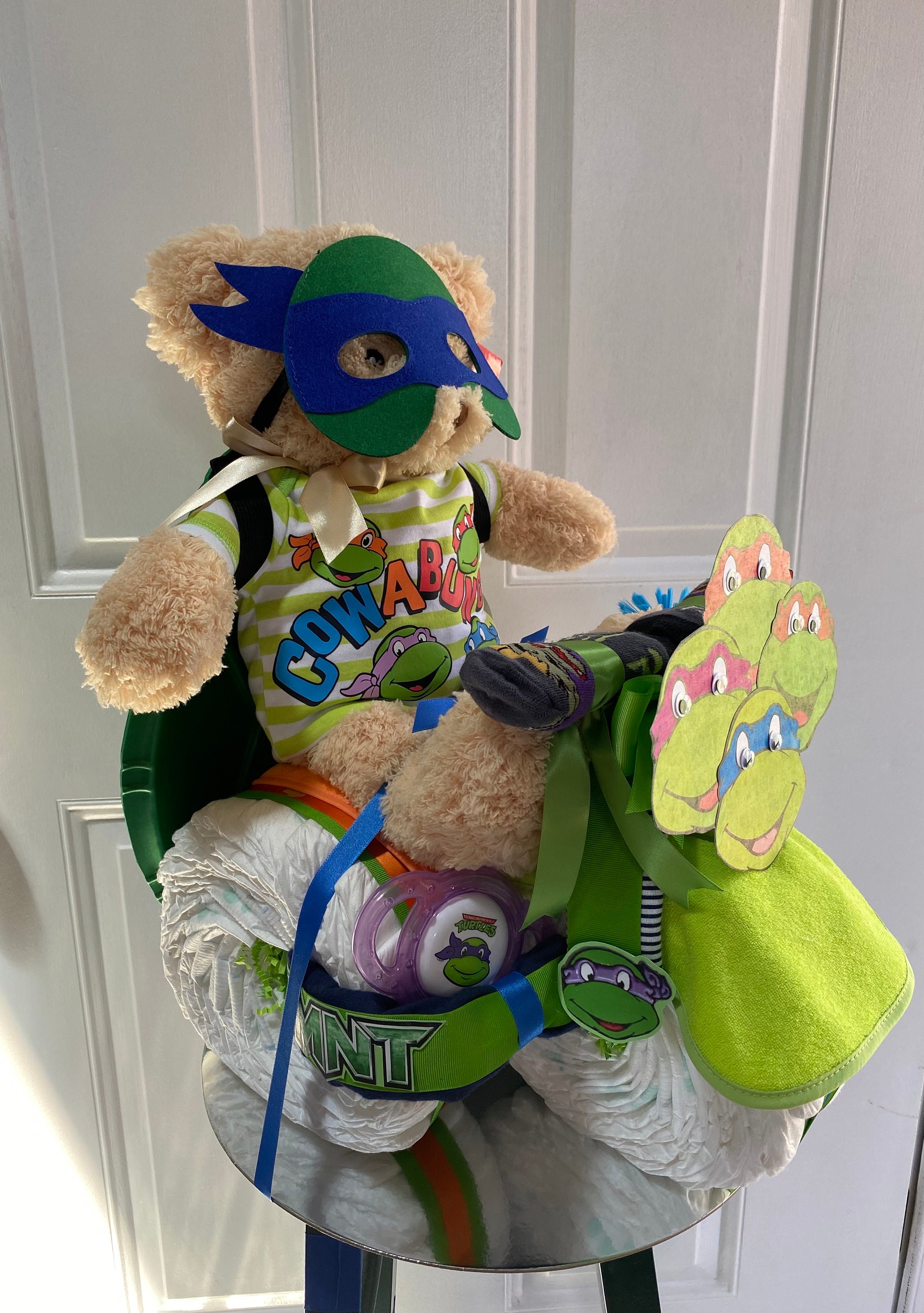 Ninja Turtle Theme Tricycle Diaper Cake Diaper Cake Diaper Cake Baby ...