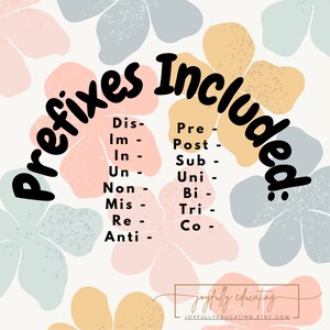 Prefix Worksheets // 15 Prefixes // Elementary School // Digital ...