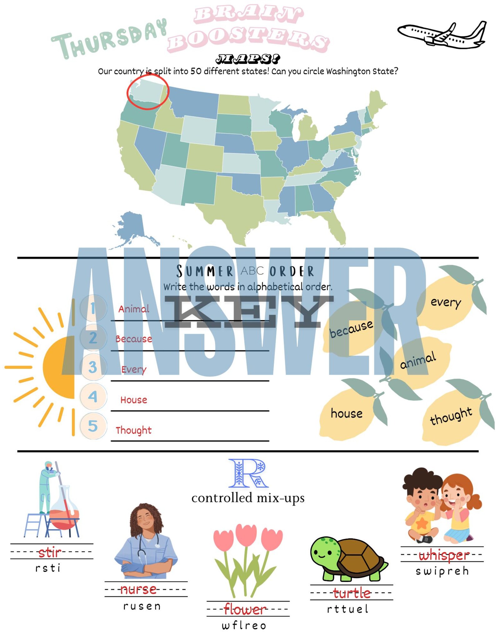 3rd Grade Morning Brain Boosters | Fun Warm-up Activities | Common Core ...