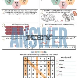 3rd Grade Morning Brain Boosters | Fun Warm-up Activities | Common Core ...