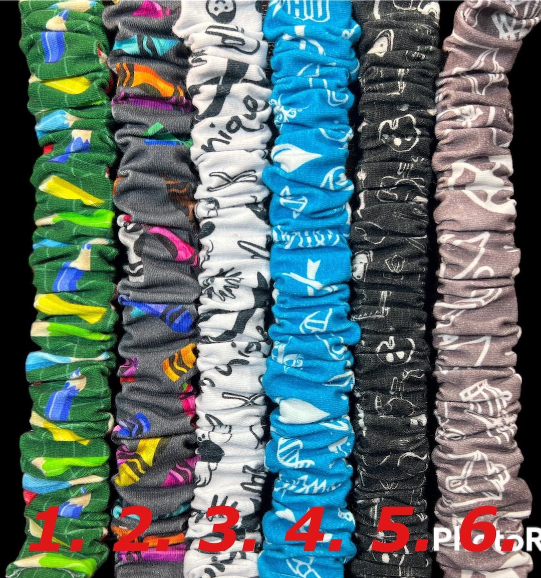 Teachers Gift Scrunchie Wristlet Scrunchies Key Fob Wristlet Scrunchies ...