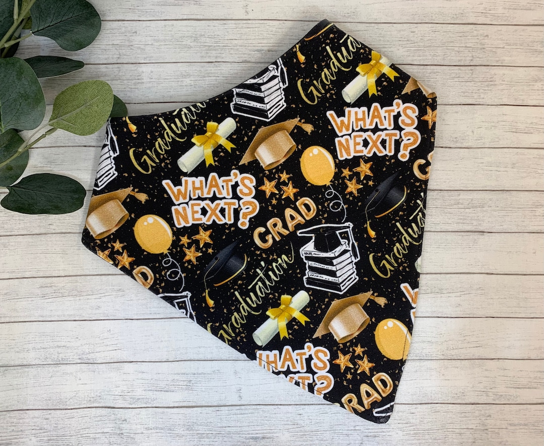 GRADUATION Bandana Bib Waterproof Special Needs Teen Big Kid Sibling ...
