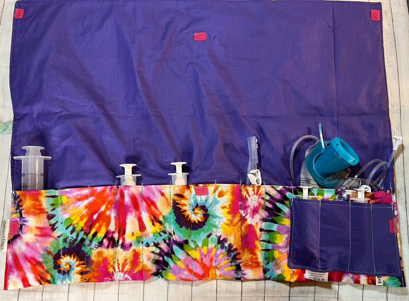 1large Waterproof Feeding Tube Organizer Syringe Accessory Organizer ...