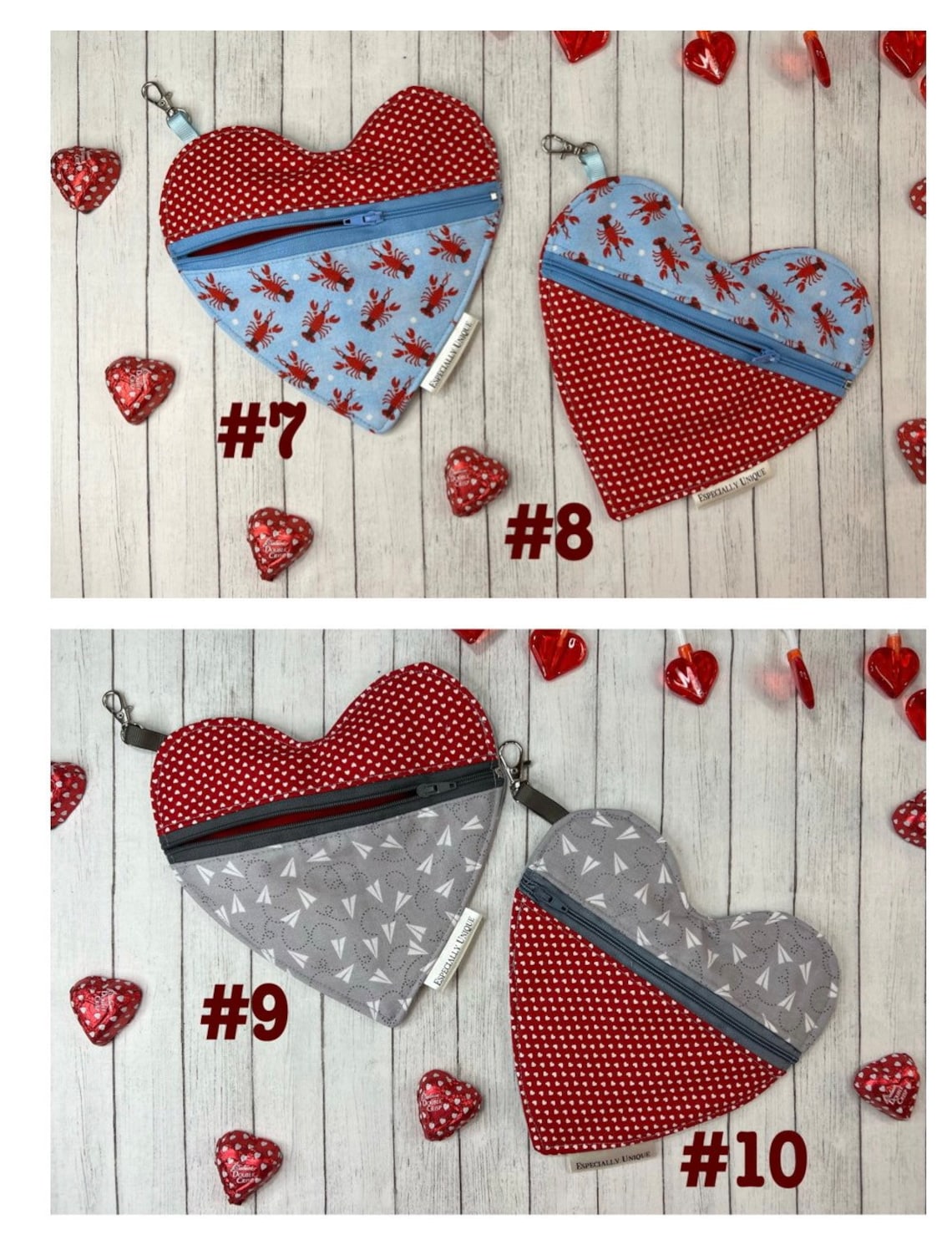 1 Heart Shape Zipper Gift Travel Pouch Case Waterproof Wet/ Dry Pouch ...