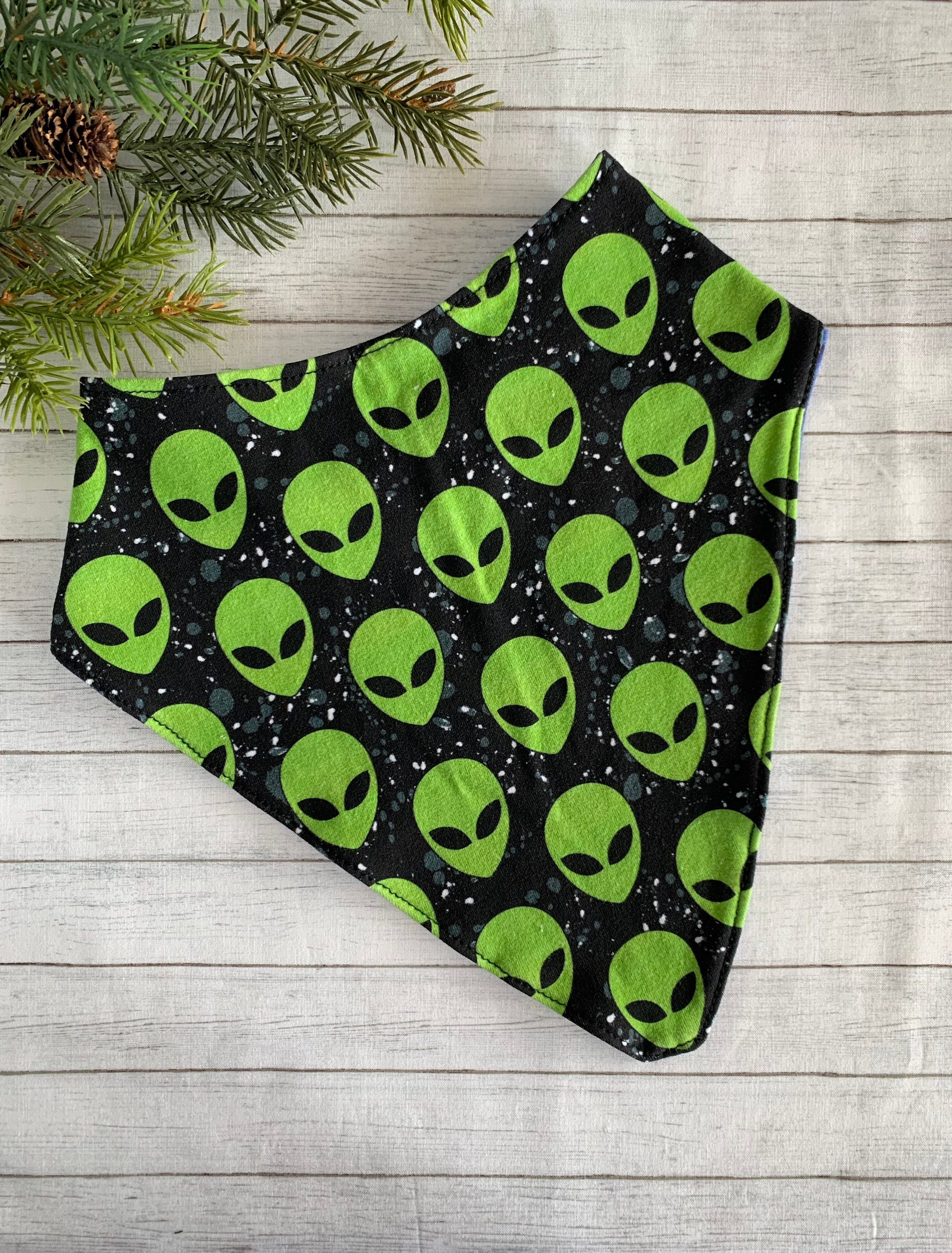 Big Kid Green Alien Bandana Bib Adult Bib Waterproof Adult - Etsy UK