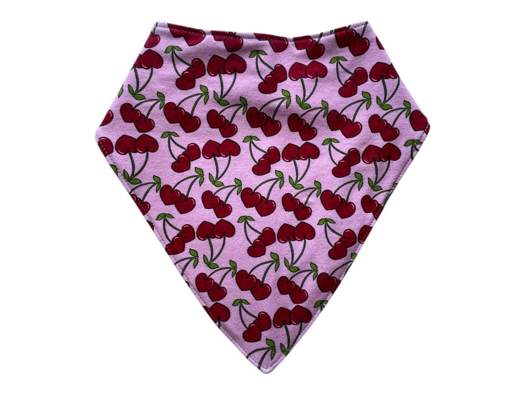Cherry’s Bandana Bib Big Girl Teen Sweet Cherry Pie Special Needs Adult ...